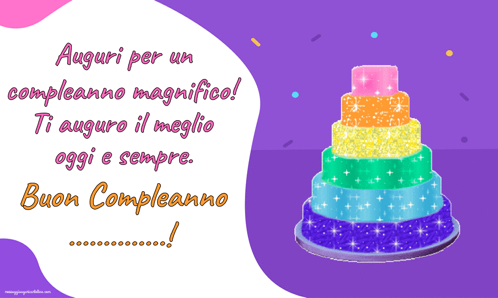 Cartoline animate personalizzate | Auguri per un compleanno magnifico ...
