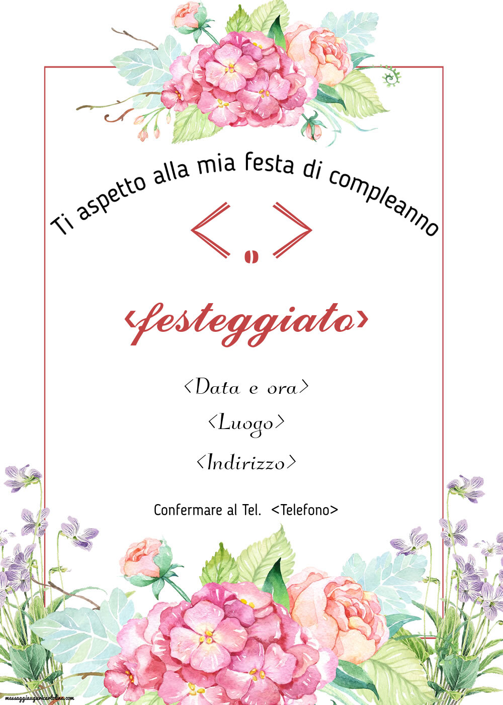 Invito splendido con farfalle per ragazza | Crea inviti personalizzati ...