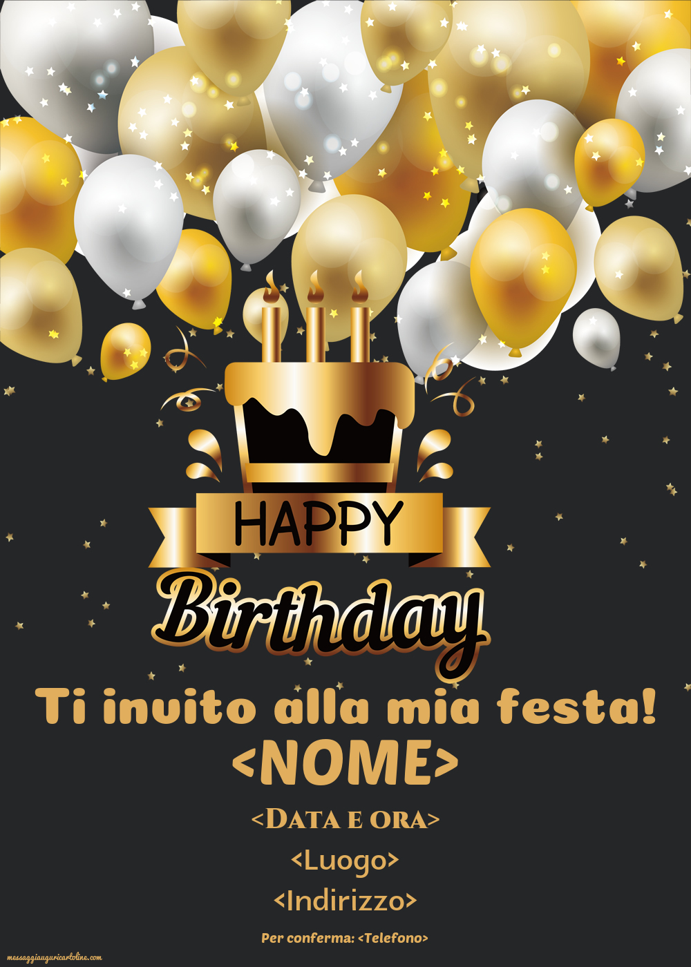 Inviti personalizzati di compleanno | Pagina 3 ...