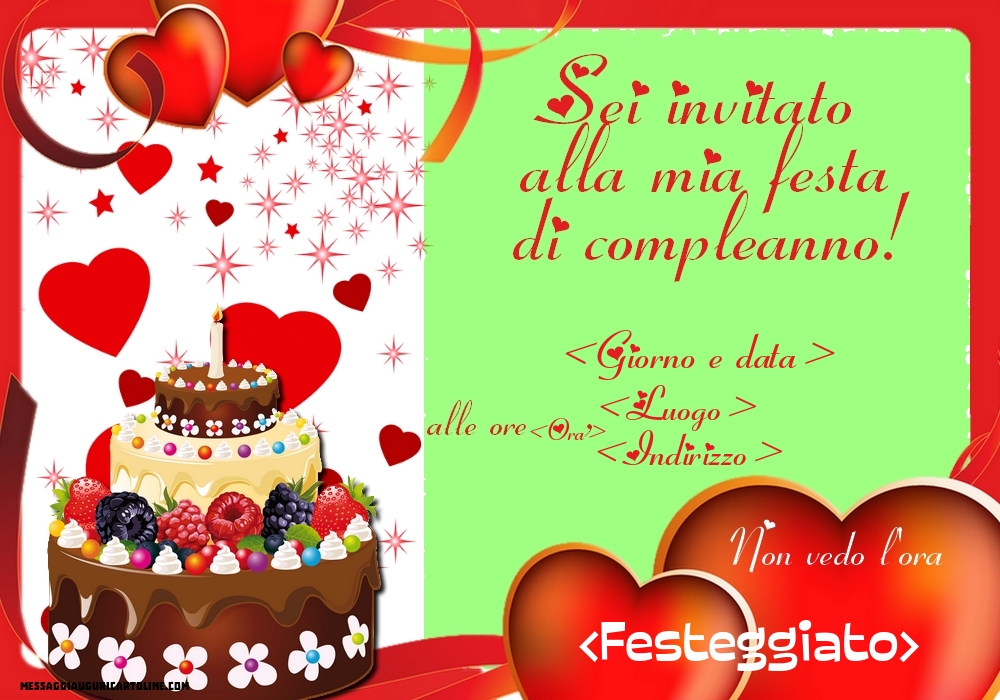 Inviti personalizzati di compleanno | Pagina 3 ...