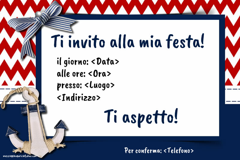 Inviti personalizzati di compleanno per bambini: Marino ...