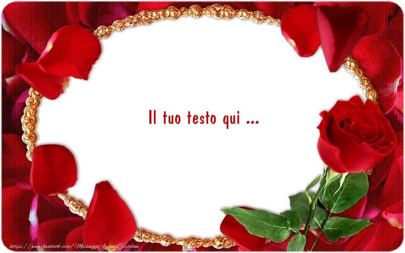 Crea cartoline personalizzate con testo | Auguri | Sfondo fiori ...