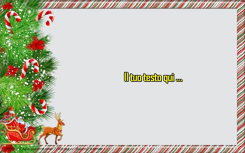 Crea cartoline personalizzate con testo | Natale | Cartoline di Natale ...