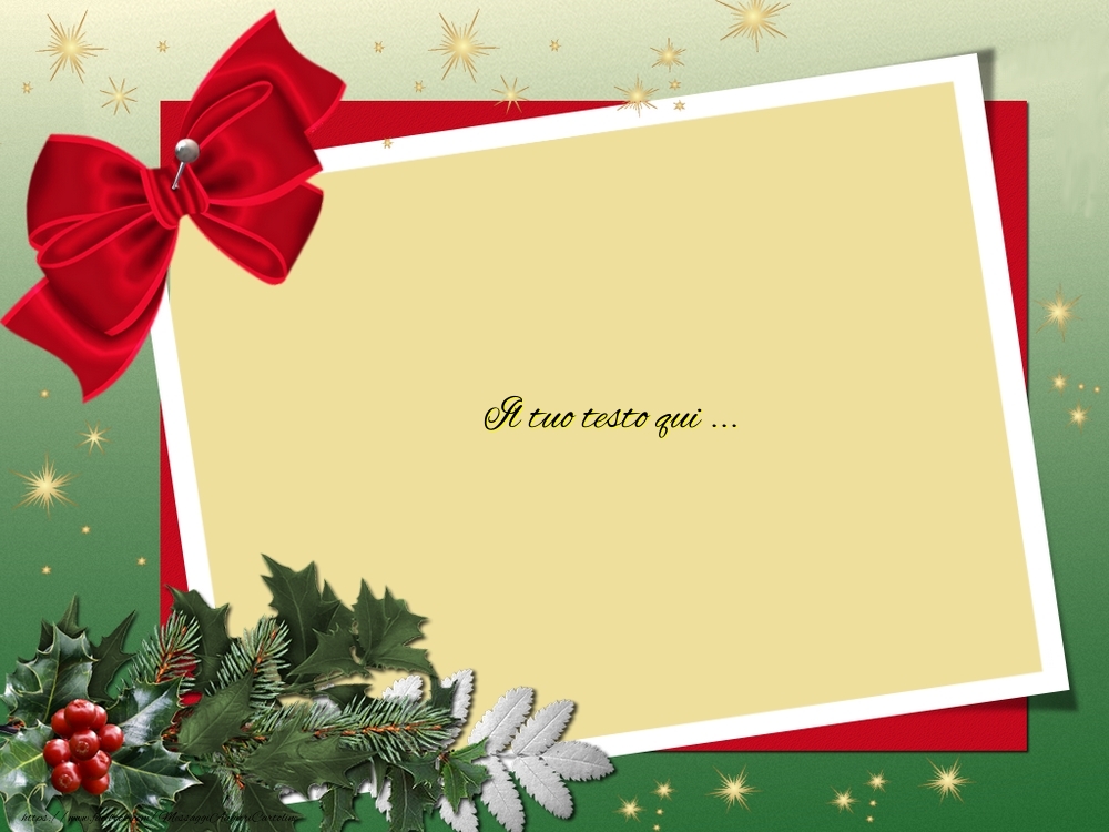 Crea cartoline personalizzate con testo | Natale | Cartoline di Natale ...