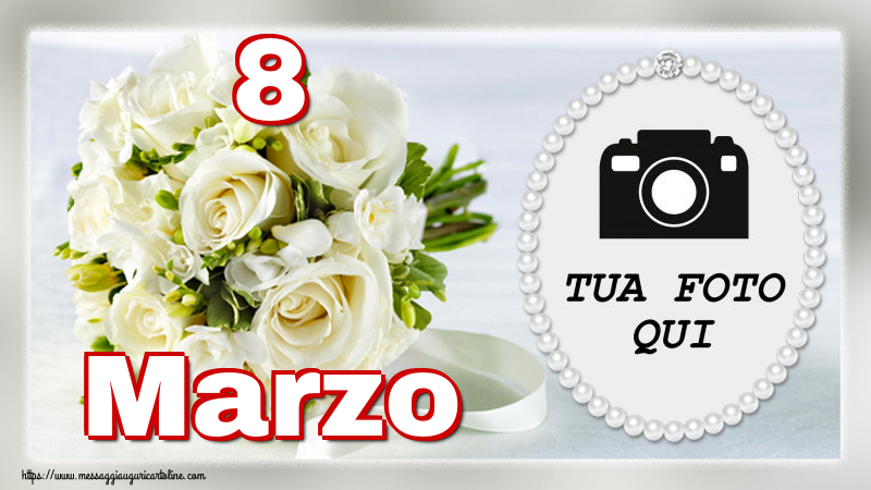 8 Marzo - Cornice foto per la Festa delle Donne | Crea cartoline ...