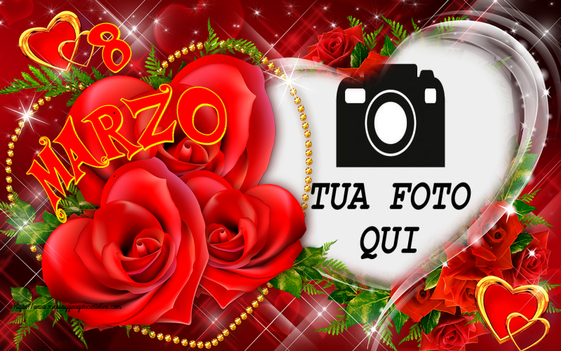 8 Marzo - Cornice foto per la Festa delle Donne | Crea cartoline ...