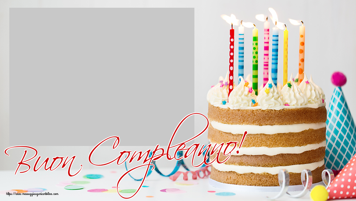 Crea cartoline personalizzate con foto | Compleanno | Buon Compleanno ...