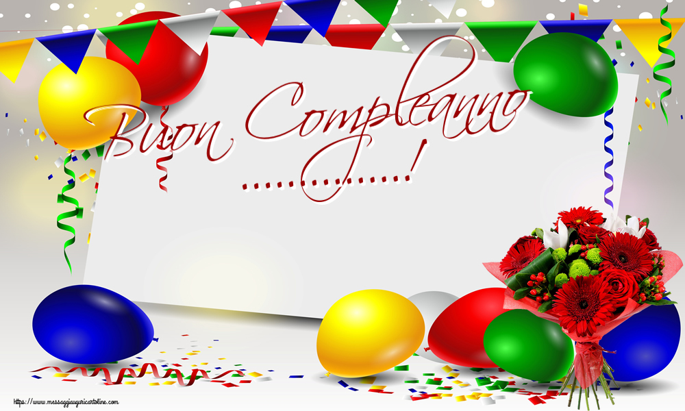 Buon Compleanno ...! | Crea cartoline personalizzate con nome ...